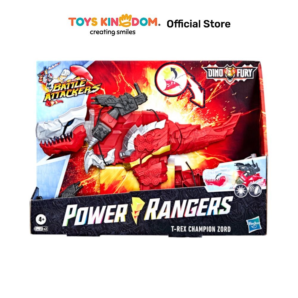 Jual Toys Kingdom Power Ranger Dino Fury Trex Champion Zord F2264 ...