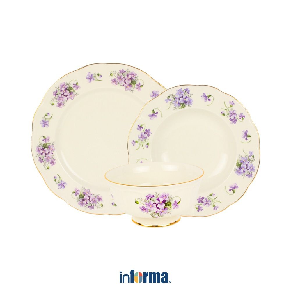 Jual Informa Appetite Set 12 Pcs Retro Ritz Charm Perlengkapan Makan ...