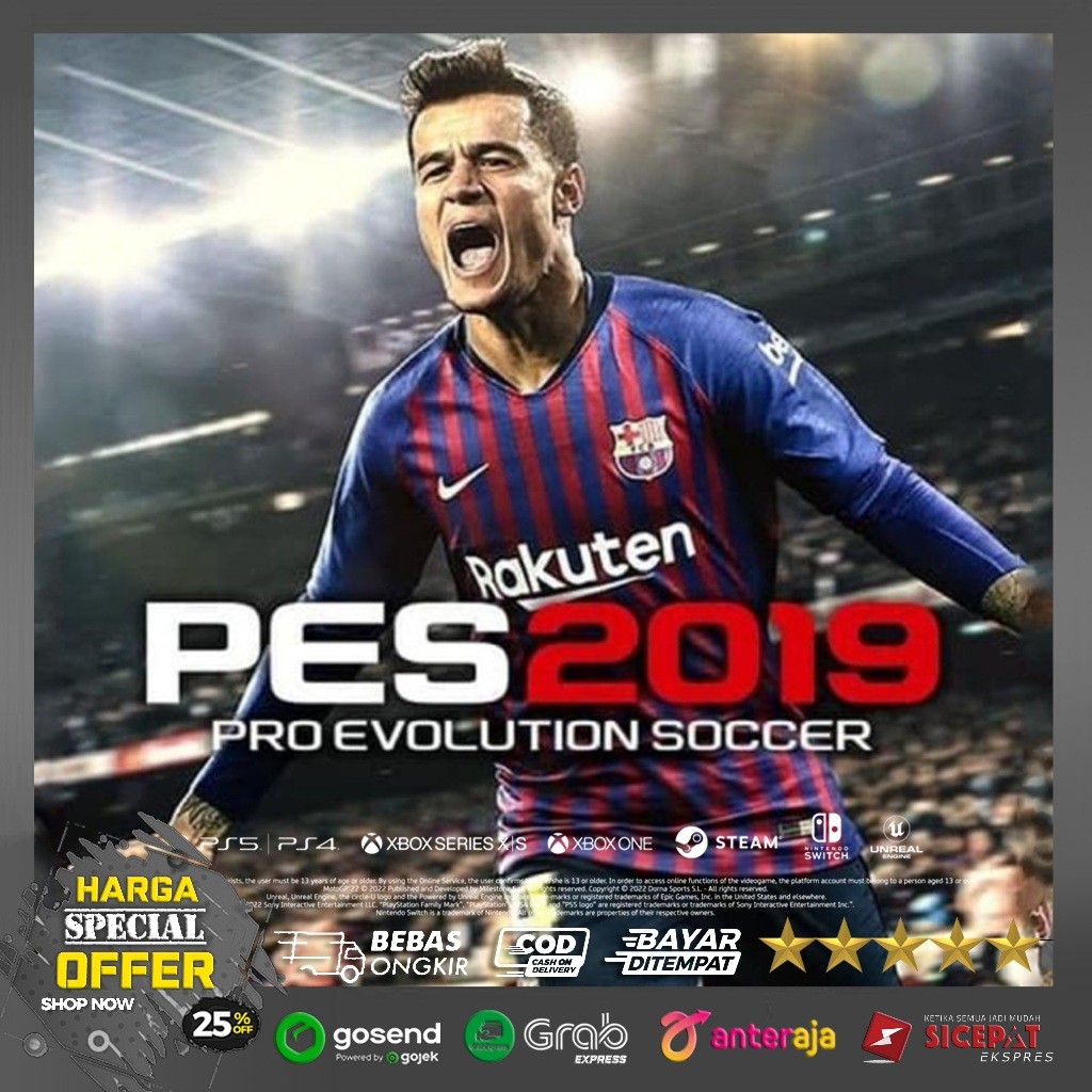 Jual Game PES 2019 / Pro Evolution Soccer 2019 Patch Update Terbaru ...