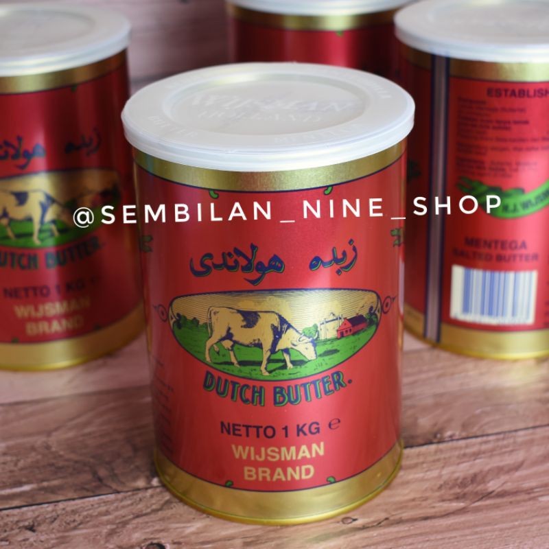 Jual WIJSMAN Butter 1 Kg Mentega WYSMAN WISMAN Dutch Butter Salted ...
