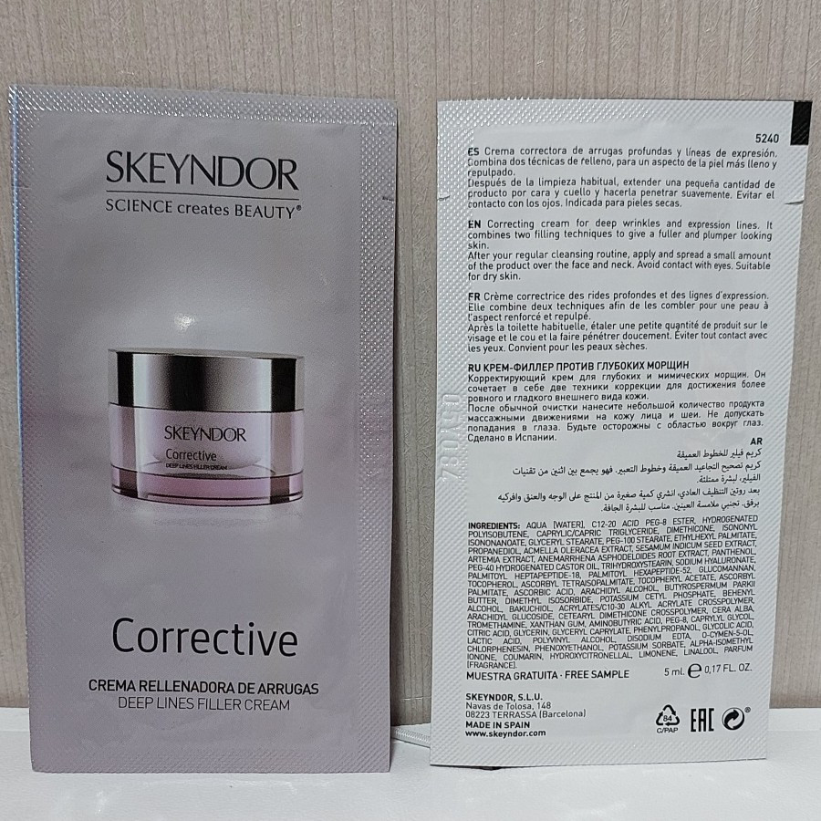 Jual SKEYNDOR CORRECTIVE DEEP LINES FILLER CREAM 5ML/ Trial Size ...