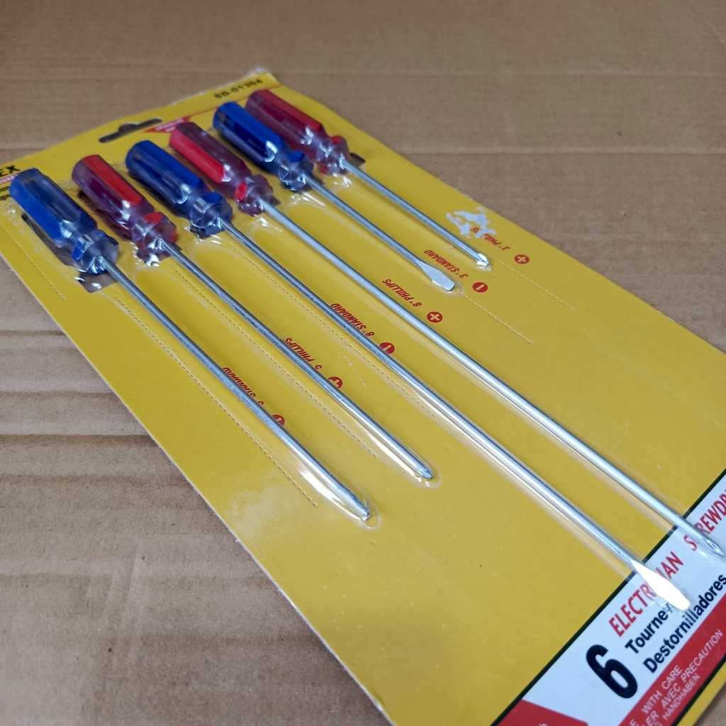 Jual Obeng Set 6pcs Obeng Setting Karburator Obeng Radio - Obeng ...