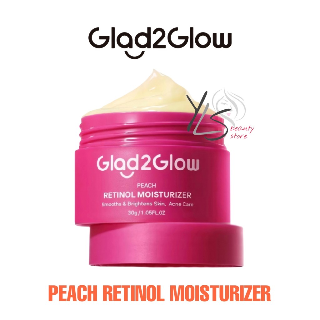 Jual GLAD2GLOW G2G PEACH RETINOL MOISTURIZER 30g - PELAMBAB WAJAH ...