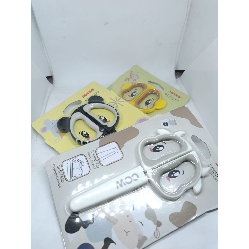Jual GUNTING KERTAS BESI LUCU BERMOTIF HEWAN SAPI MONYET KERA DAN TIKUS ...