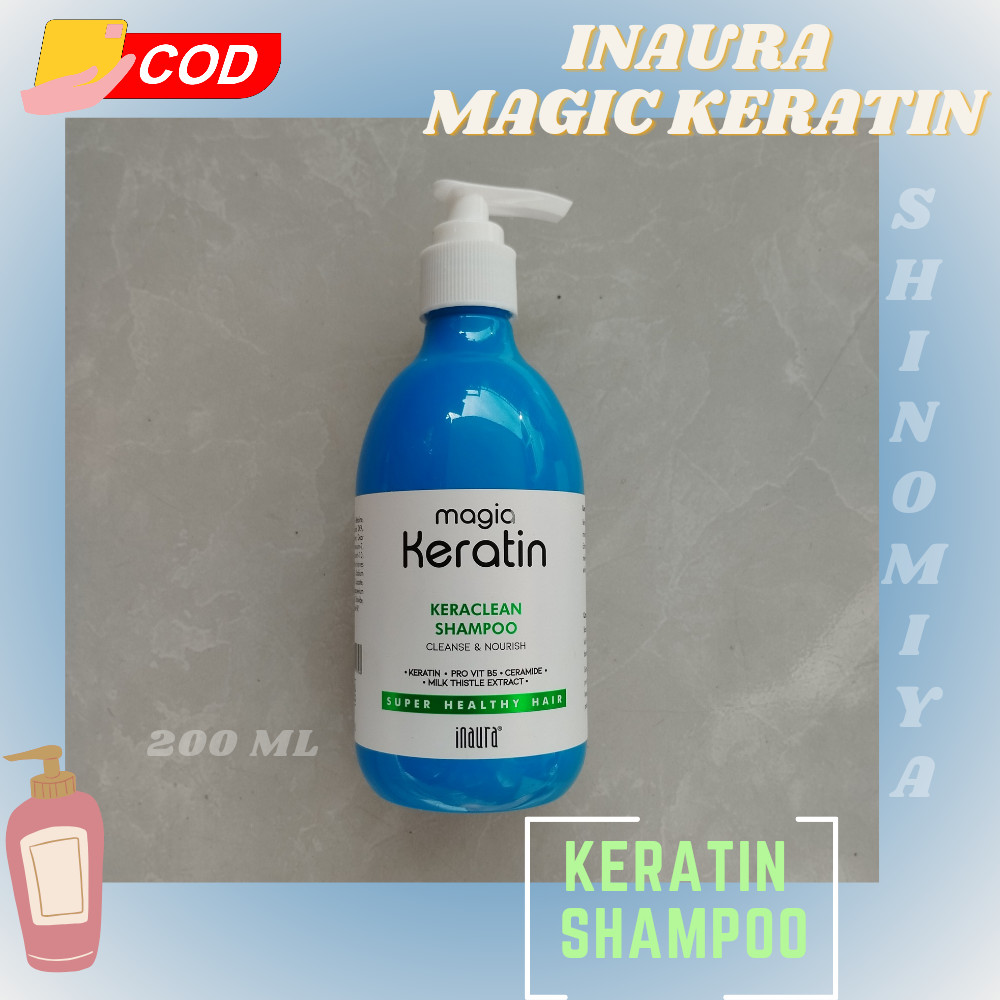Jual INAURA MAGIC KERATIN SHAMPOO 200ML: SOLUSI UNTUK RAMBUT BERSIH ...