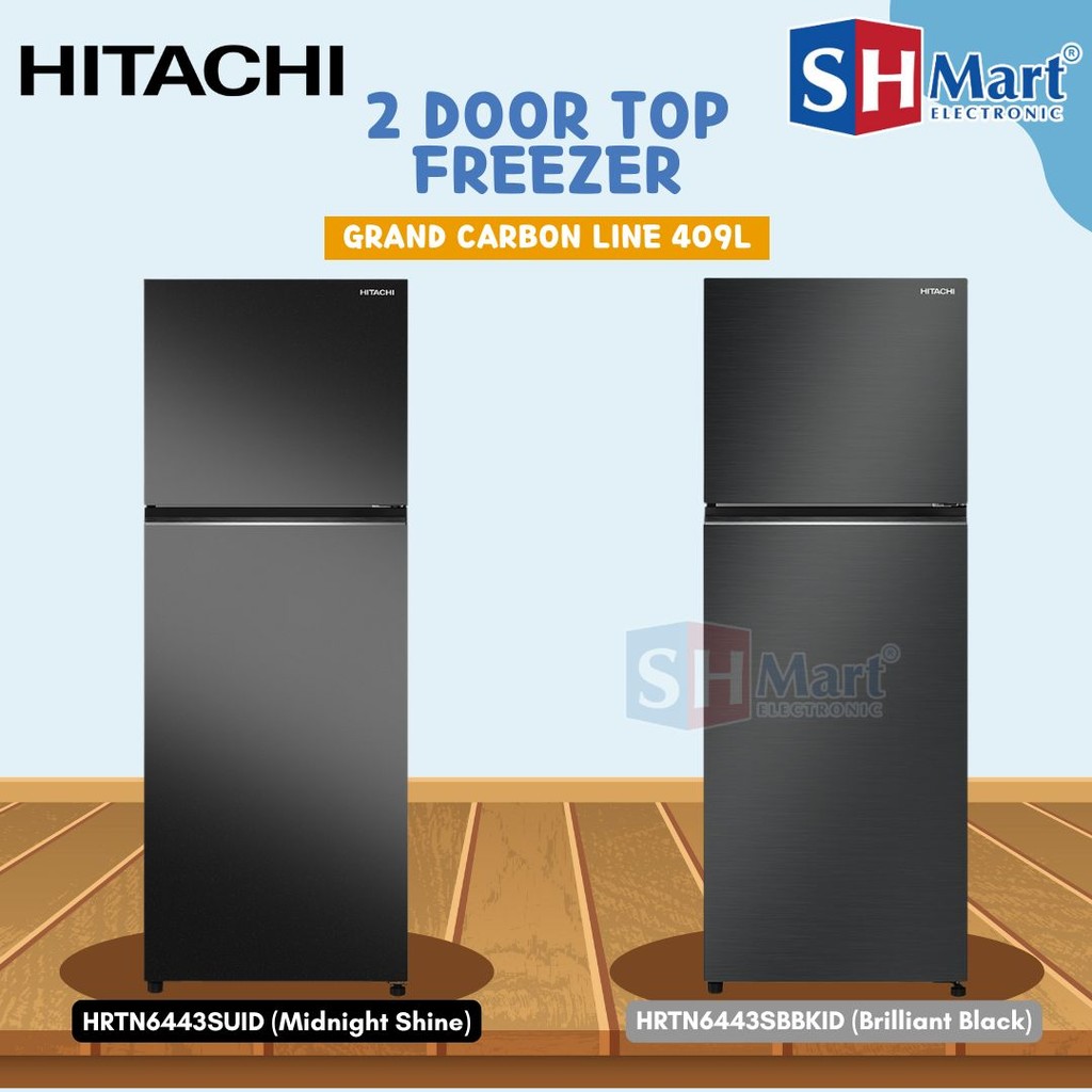 Jual Hitachi Kulkas 2 Pintu Kapasitas 409L Inverter Dual Sense Surround Cooling HRTN6443 Garansi ...
