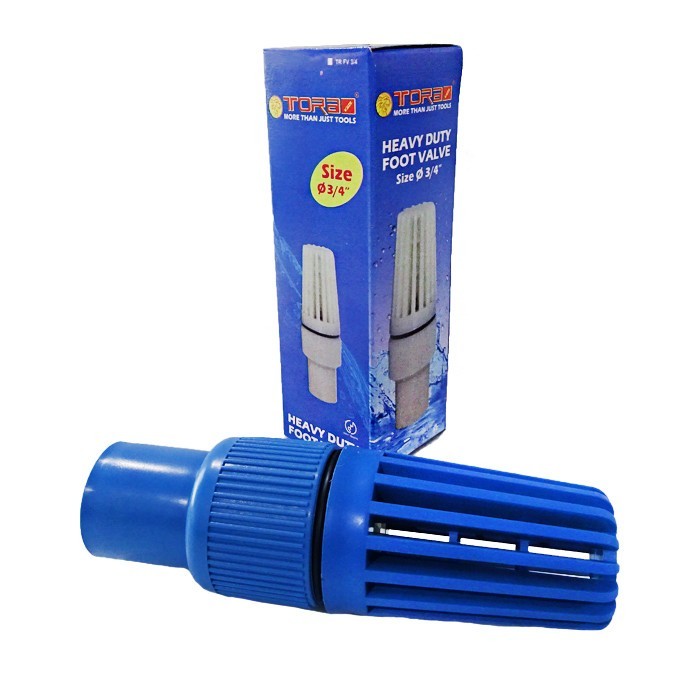 Jual TORA Foot Klep Jumbo Plastik + Saringan PVC Foot Valve 3/4 Inch ...