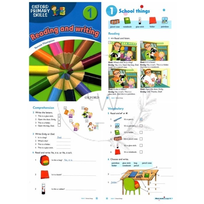 Jual BUKU FISIK Oxford Primary Skills Reading and Writing Level 1 2 3 4 ...