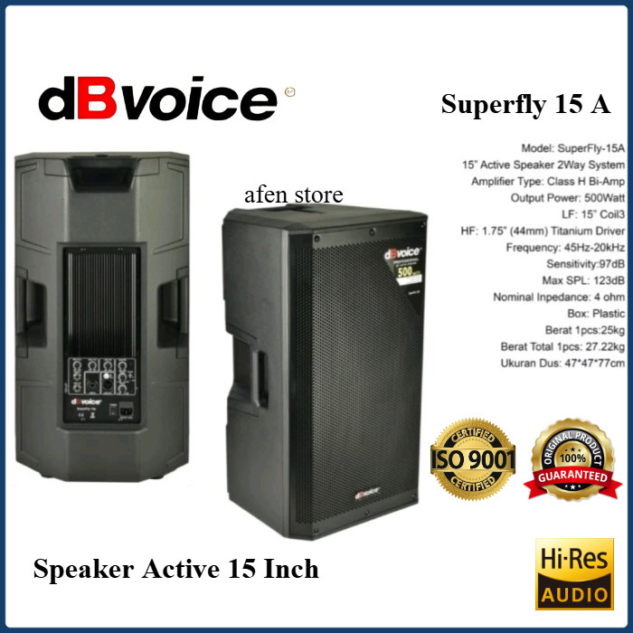 Jual Speaker Aktif 15 inch dB Voice Superfly 15 A | Superfly15 A ...