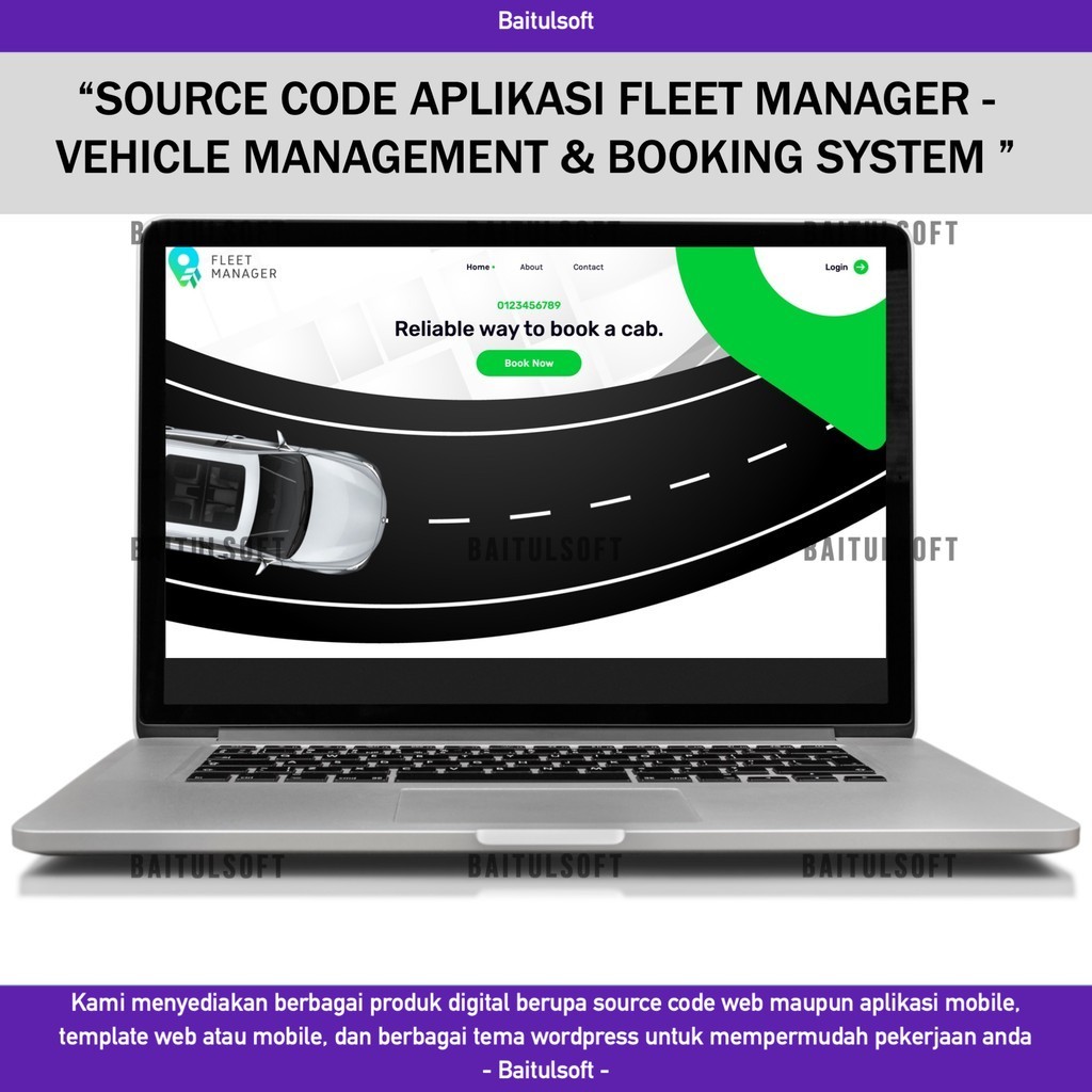 Jual SOURCE CODE APLIKASI WEB FLEET MANAGER - VEHICLE MANAGEMENT & BOOKING SYSTEM D35 BAITULSOFT ...