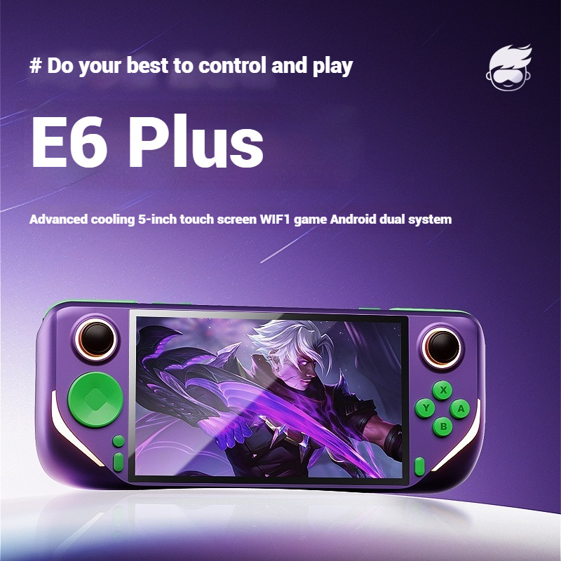 Jual E6 Plus Handheld Rk3566 Dual-System Android 5.0 Inch Ips With ...