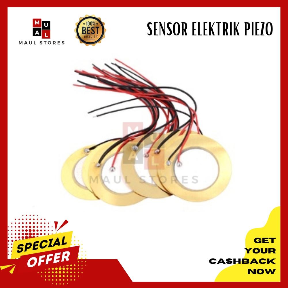 Jual Material Elements Piezo Sensor Electric Elektrik Trigger Wire Tweeter 27mm | Shopee Indonesia