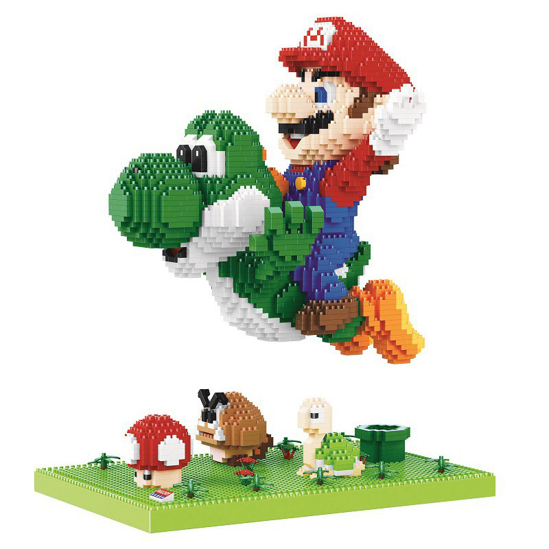 Jual Super Building Blocks Mario Bros with Flying Yoshi Education ...