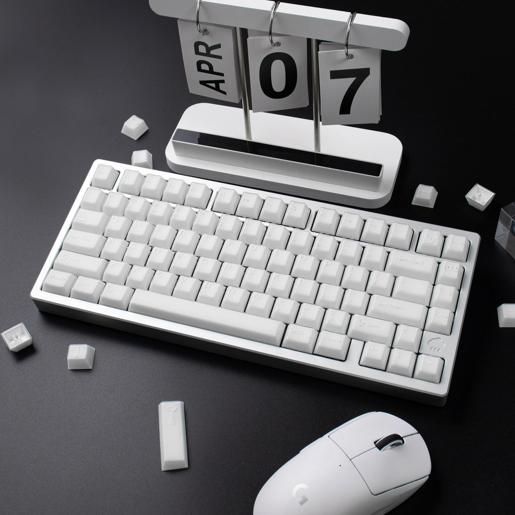 Jual X-ray Keycaps 114 Tombol Putih Transparan ABS Double Shot Cherry ...