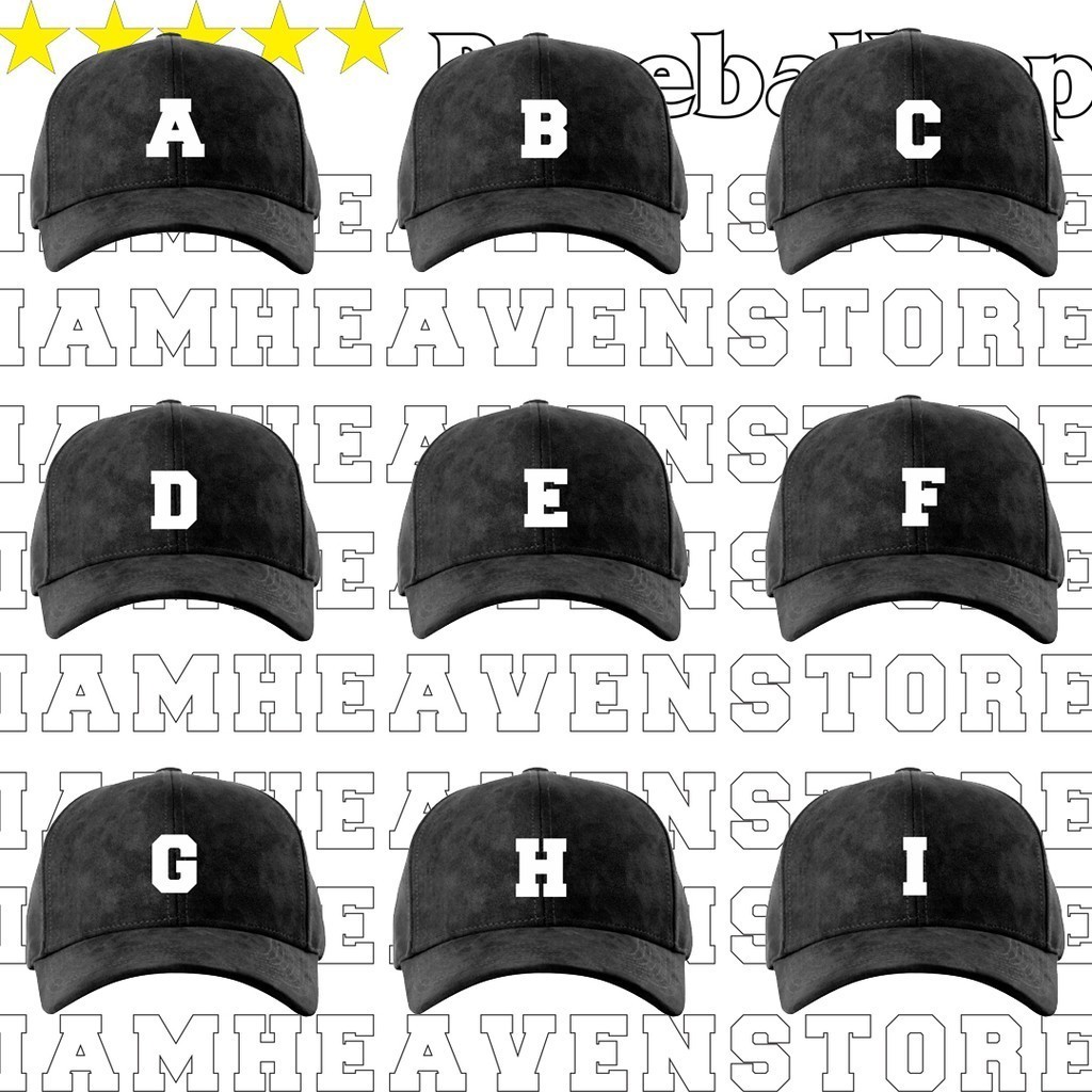 Jual Topi Baseballcap Abjad Huruf Teks Alphabet A B C D E F G H I J K L ...