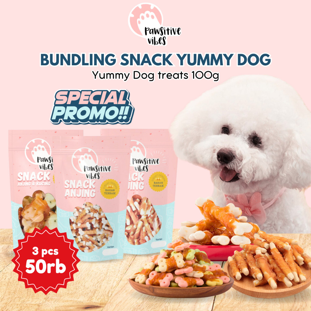 Jual Pawsential Snack Cemilan Anjing 50K GET 3 PCS | Shopee Indonesia
