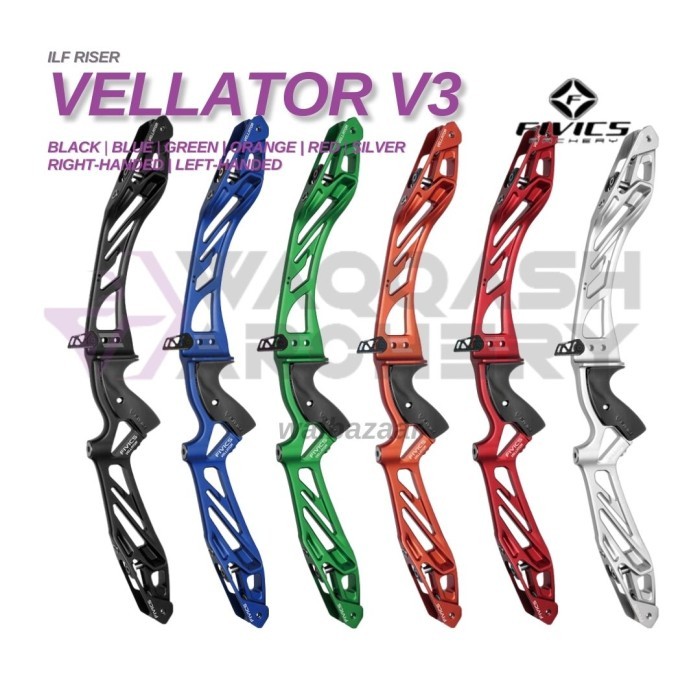 Jual FIVICS VELLATOR V3 23" 25" ILF RISER Recurve Bow Original | Shopee ...