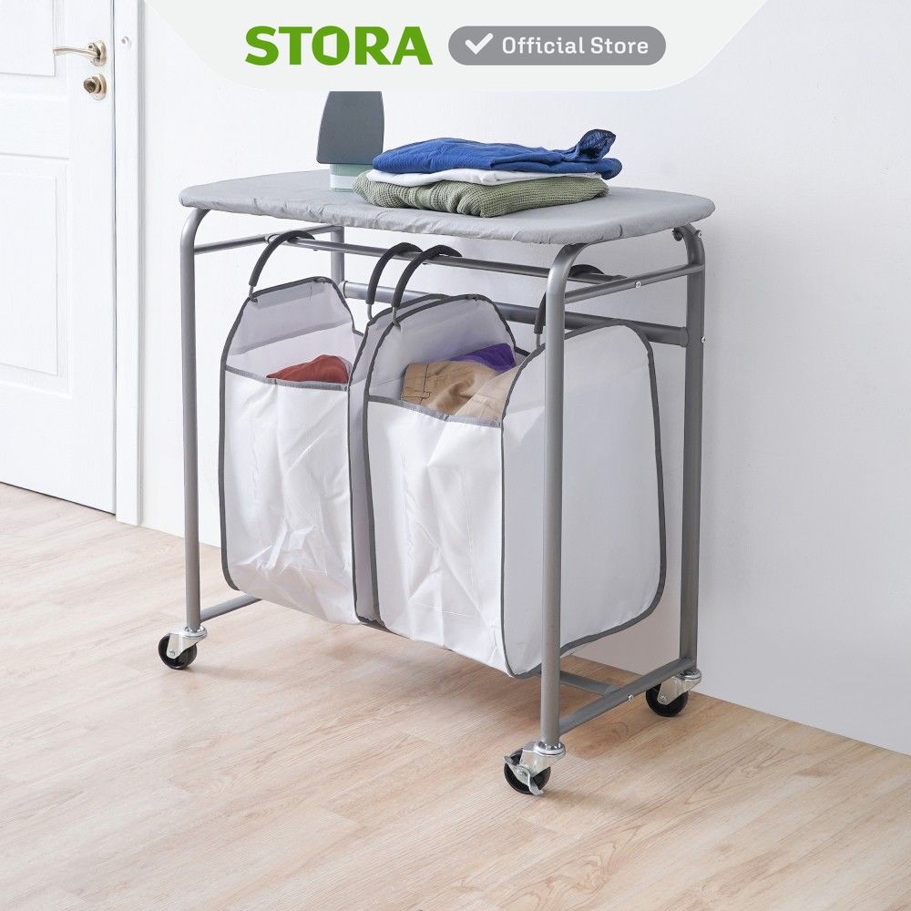 Jual Stora 81.5X42X86.5 cm Meja Setrika Dengan Kantong Laundry Papan ...