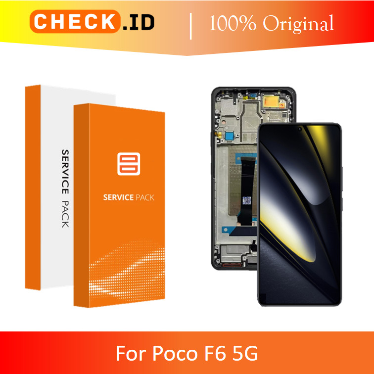 Jual [ CHECK.ID ] AMOLED LCD + FRAME POCO F6 5G POCOPHONE F6 5G ...