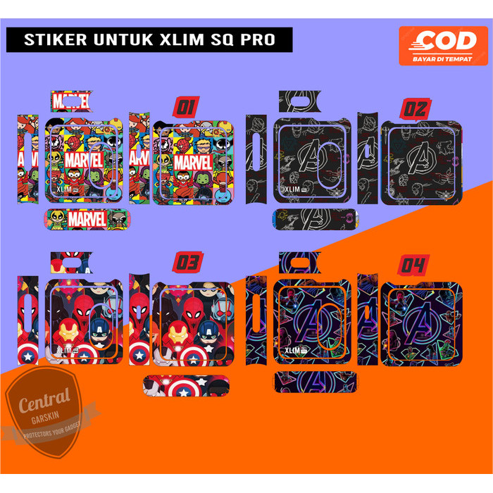 Jual Sticker Garskin Skin O X V A X L I M SQ PRO avenger cod - 01 ...