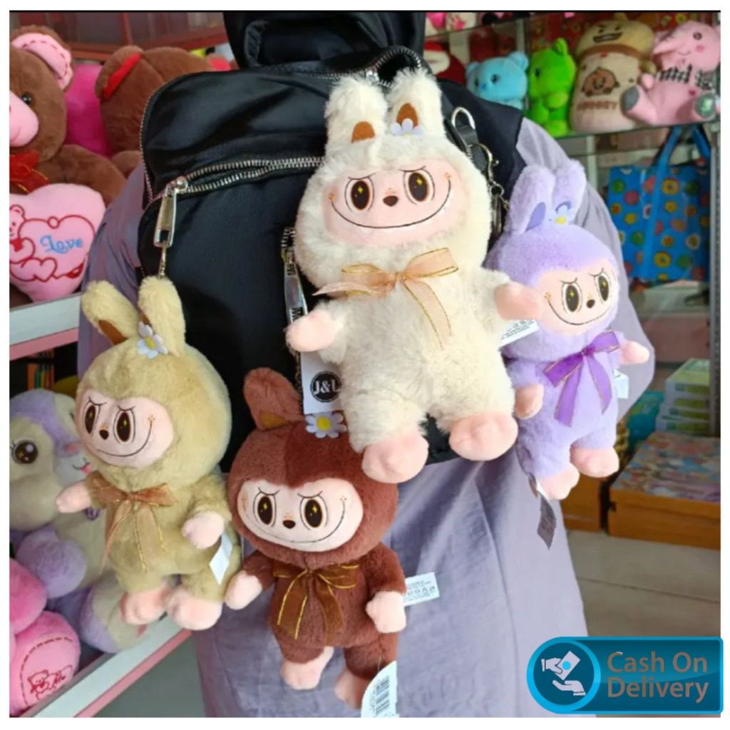 Jual Gantungan kunci labubu/Gantungan tas labubu the monster ukuran ...