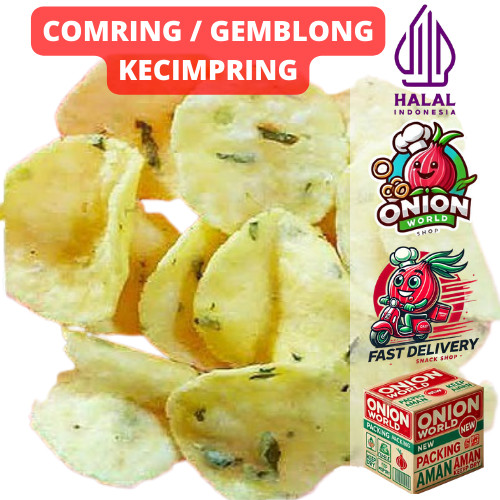 Jual UWD GEMBLONG SAYUR 1Kg Ketempling Kecimpring Pedas Comring Pedas ...