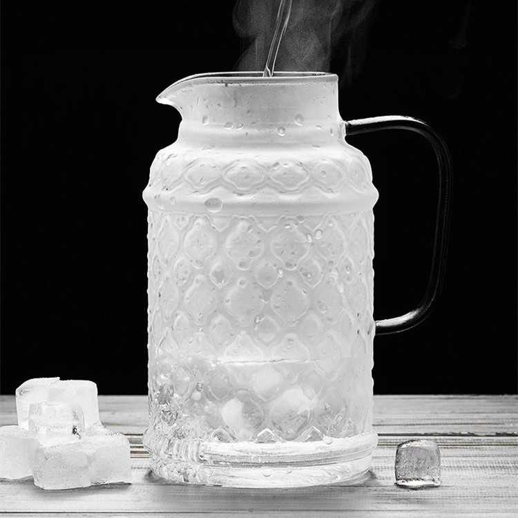 Jual KANSHP BOLAW Teko Teh Kaca Tahan Panas Api Borosilicate Glass ...