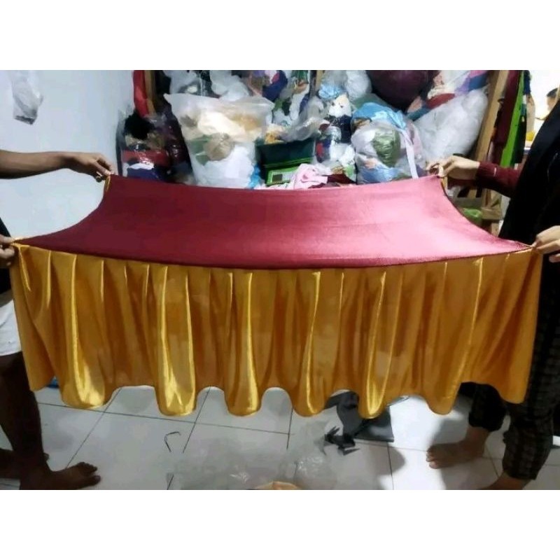 Jual Cover meja uk 110 x 45 cm tinggi 45 cm bahan kain filamin BISA ...