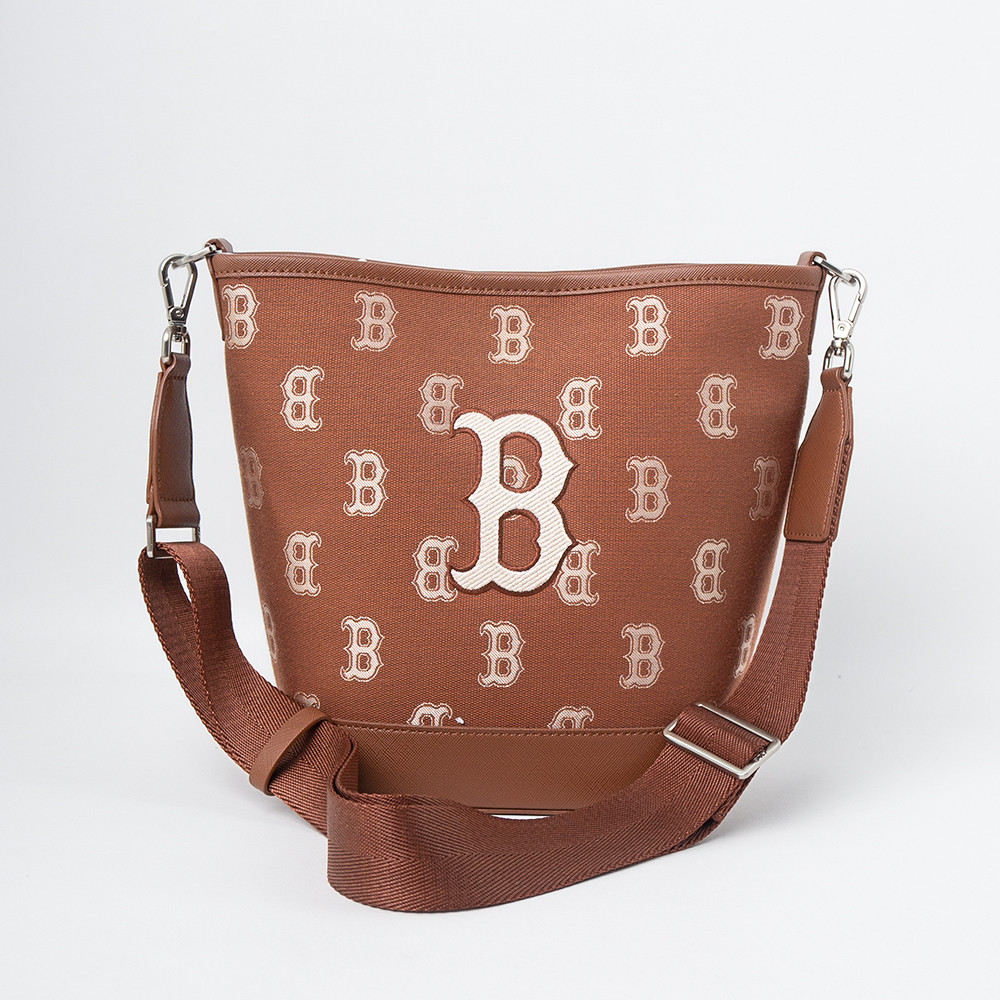 Jual MLB Bucket Bag Big Classic Monogram Jacquard Boston Red Sox ( 100% ...