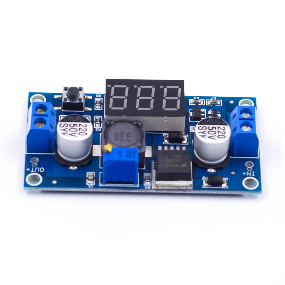 Jual LM2596 STEPDOWN CONVERTER DC TO DC WITH DISPLAY 7 segment step ...