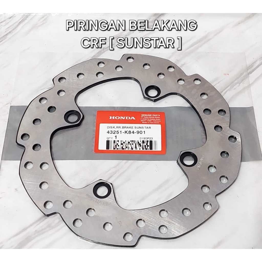 Jual PIRINGAN BELAKANG (SUNSTAR) CRF 150L 43251-K84-901 | Shopee Indonesia