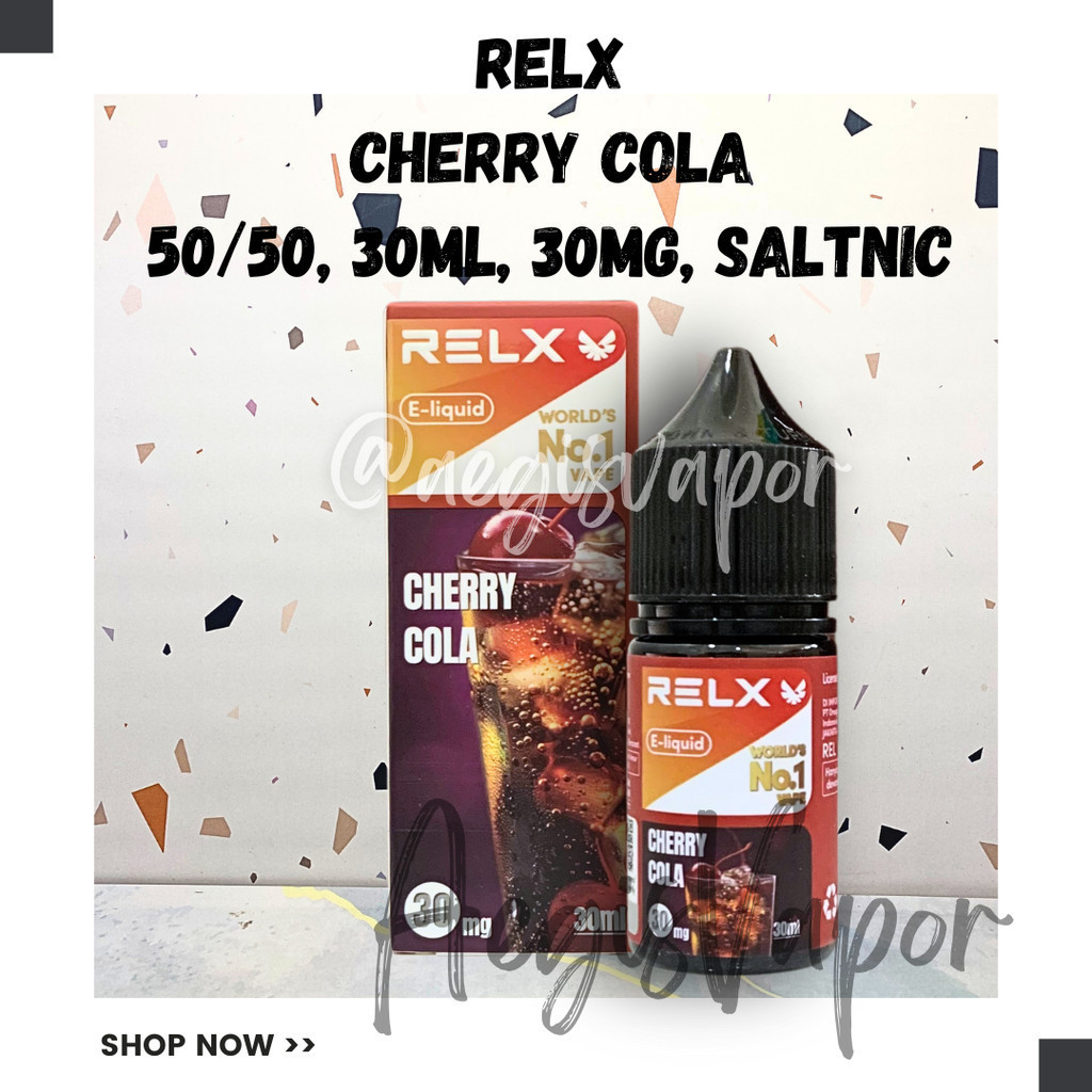 Jual RELX CHERRY COLA SALTNIC 30ML 30MG | Shopee Indonesia