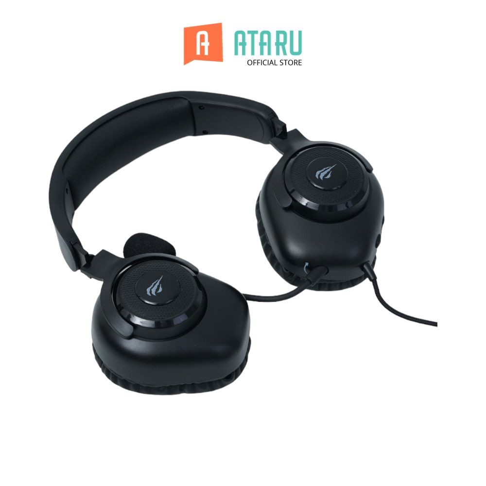 Jual Ataru Havitheadphone Gaming H2230D - Hitam On Ear Headphones Kabel ...