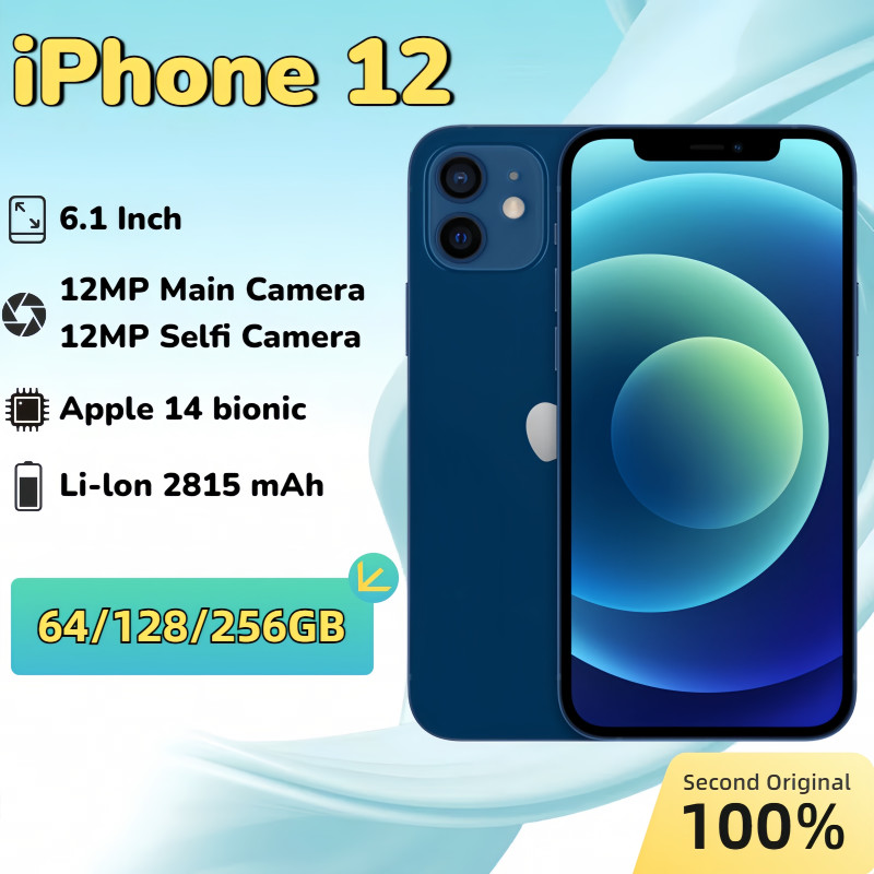 Jual Apple iPhone12 64GB 128GB 256GB Second Original 100% Mulus BH100% Fulset All Green Like New ...
