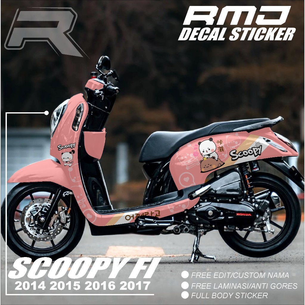 Jual Stiker Decal Motor Scoopy 2013 2014 2015 2016 Full Body - Sticker ...