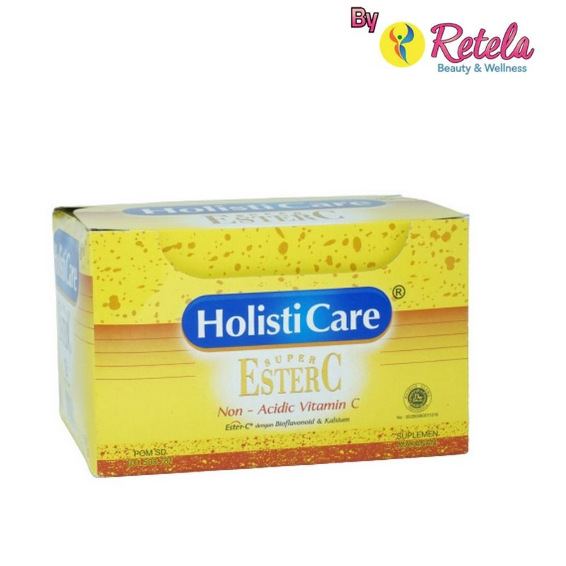 Jual HOLISTICARE ESTER C 1 STRIP 4 TABLET | Shopee Indonesia