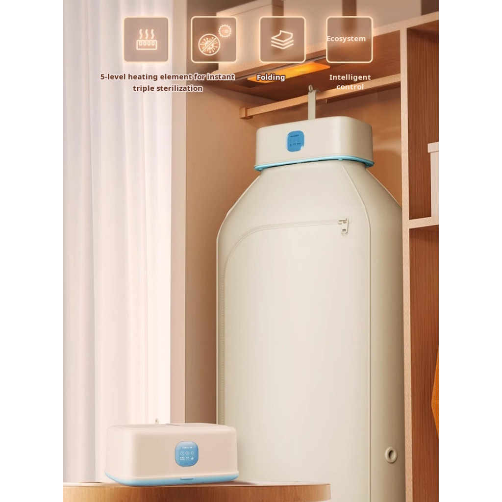 Jual Folded Electric Clothes Dryer Smart Drying Rack Hang ...