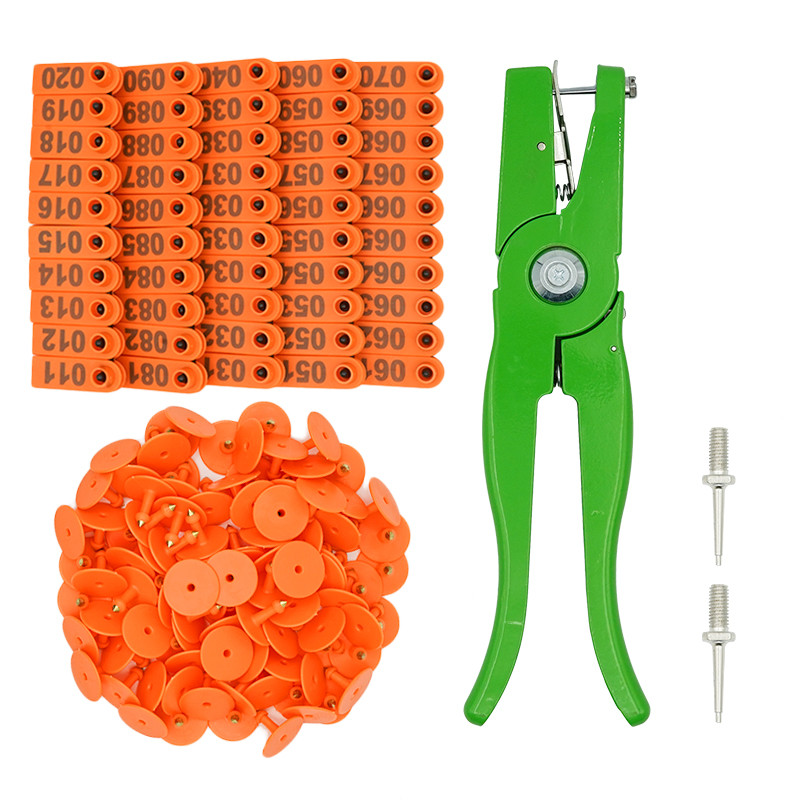 Jual Livestock Sheep Marker Applicator 001-100 Ear Tags for Goat ...