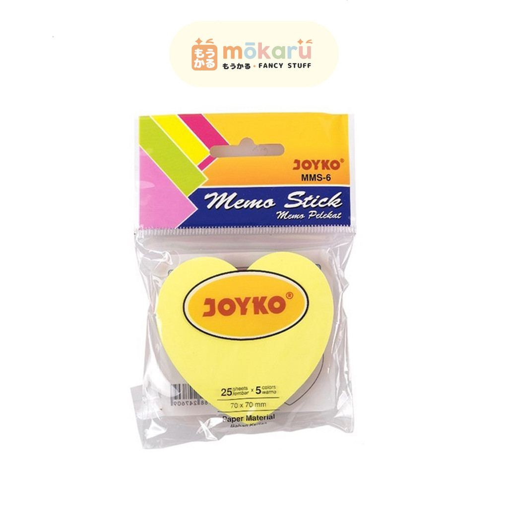Jual Joyko Memo Stick Sticky Note MMS-6 Bentuk Love | Shopee Indonesia