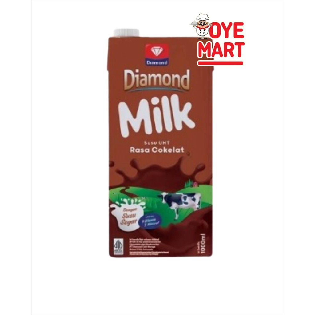 Jual DIAMOND UHT MILK CHOCOLATE 1000ML / SUSU COKLAT | Shopee Indonesia