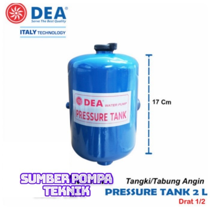 Jual Tanki pompa Air DEA Besi 2 liter pressure pompa air DEA besi 2L ...