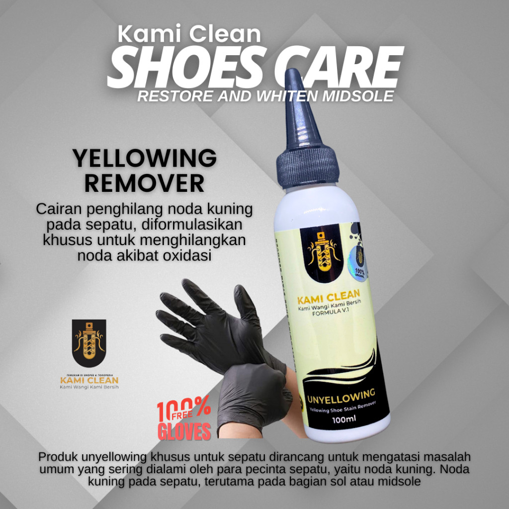 Jual Unyellowing Cairan Pembersih Pemutih Perawatan Midsole Outsole ...