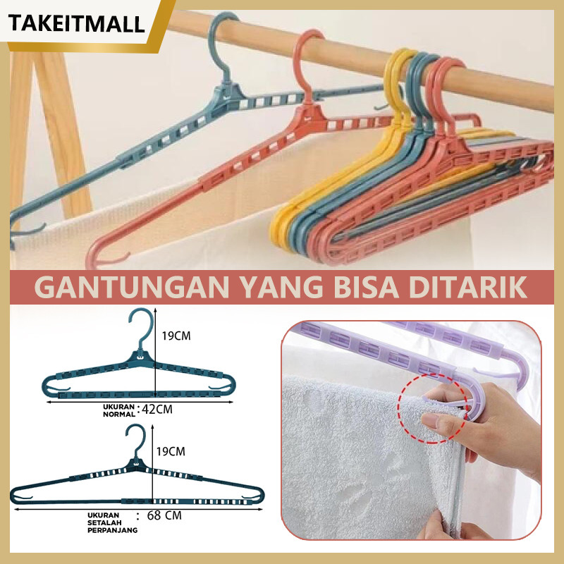 Jual 5pcs Hanger Handuk Lebar/Gantungan Tarik Hanger Sajadah /Gantungan ...