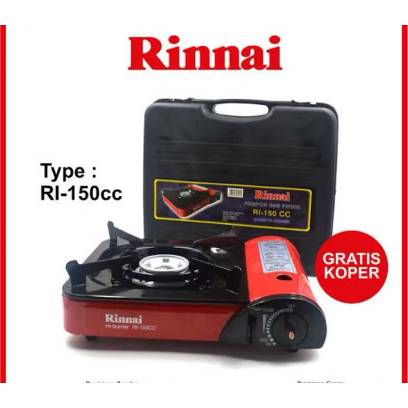 Jual Rinnai Kompor Gas Mini Portable RI 150CC +koper | Shopee Indonesia