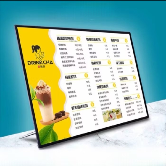 Jual LED Table Stand Light Box/ Light Box Menu /Daftar Menu/Slim Light ...