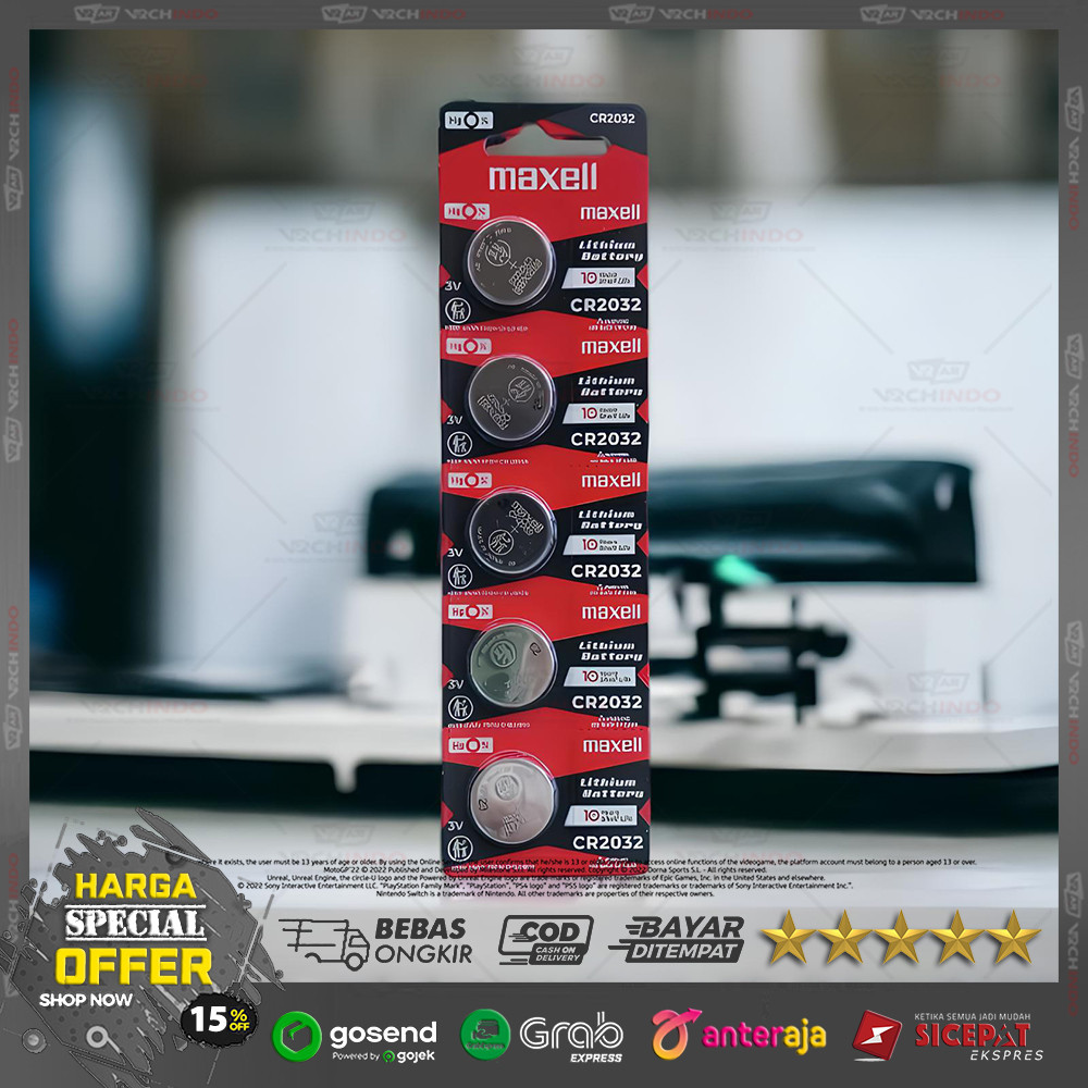 Jual Bateray / Batray / Battery / Baterai / Batre CMOS 3V CR-2032 ...