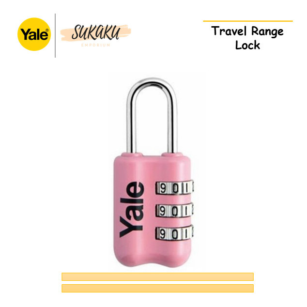 Jual Gembok Yale YP2/23/128/1P Pink Travel Lock | Shopee Indonesia