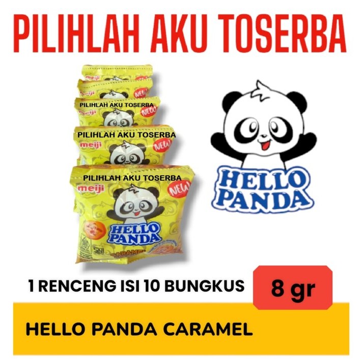 Jual Meiji HELLO PANDA Biscuit CARAMEL RENCENG - (HARGA 1 RENCENG ...