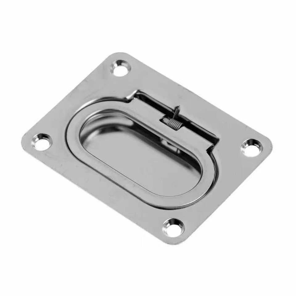 Jual Boat Recessed Hatch Spring Loaded Pull Handle Marine Locker Flush ...