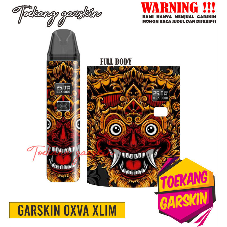 Jual GARSKIN OXVA XLIM - GARSKIN OXVA XLIM V1 ATAU V2 MOTIF REOG 2 ...